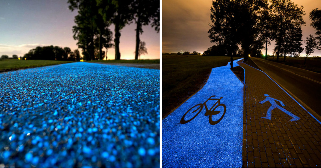 Poland Has Glow-In-The-Dark Bicycle Path That Is Charged By The Sun