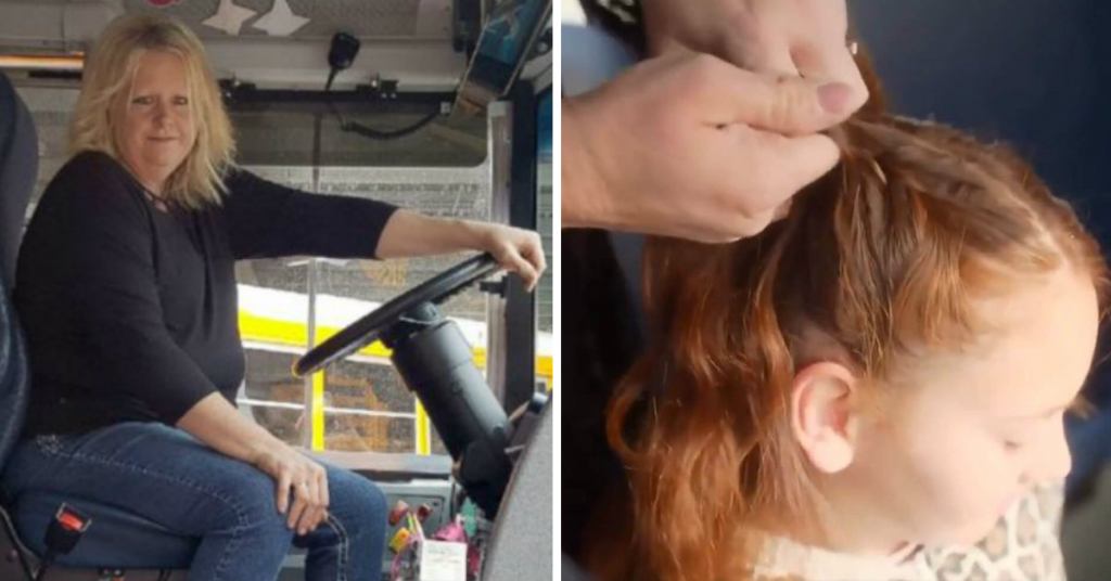Kind Bus Driver Braids Young Girl’s Hair Every Morning After She Lost ...